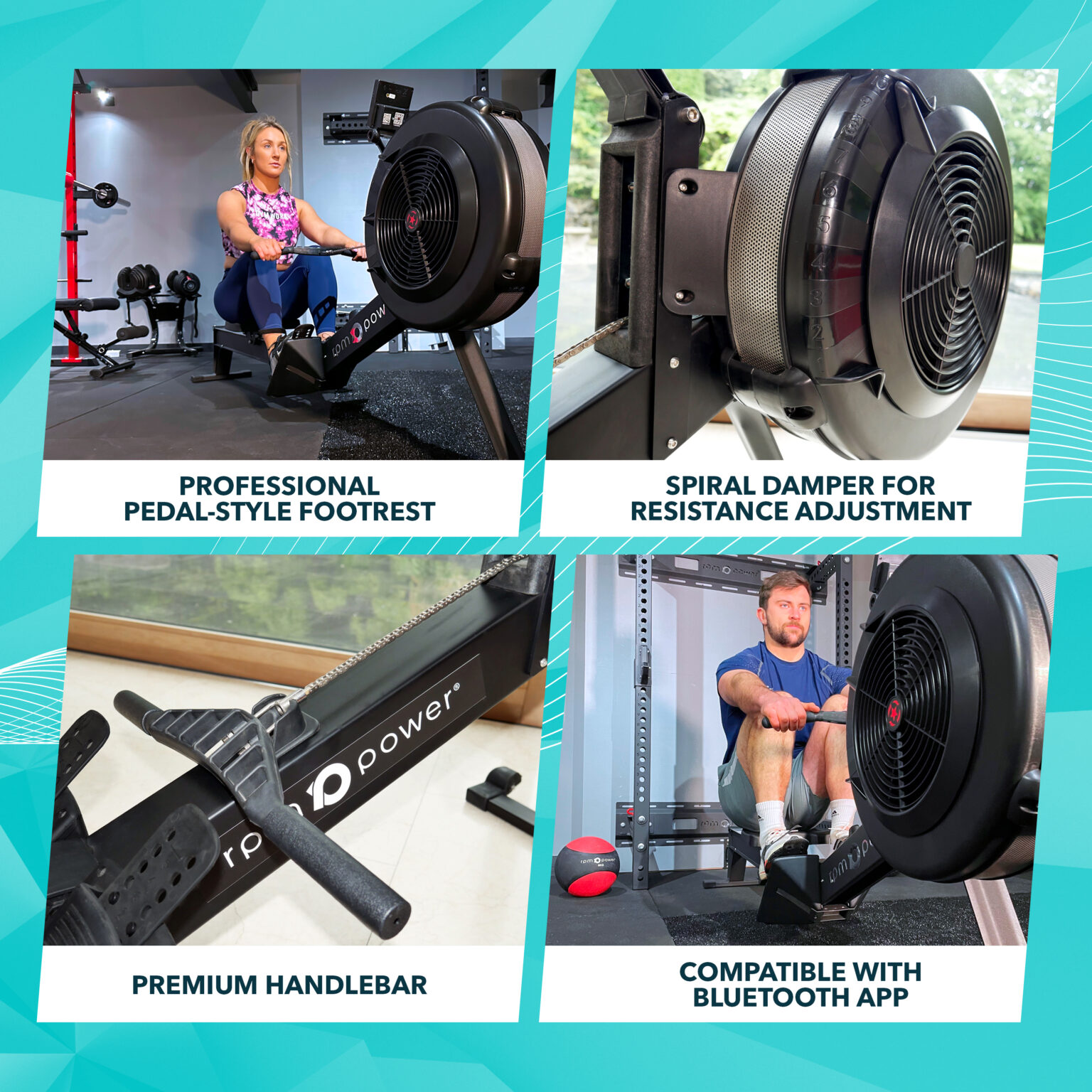 Air Rowing Machine - RPM Power®